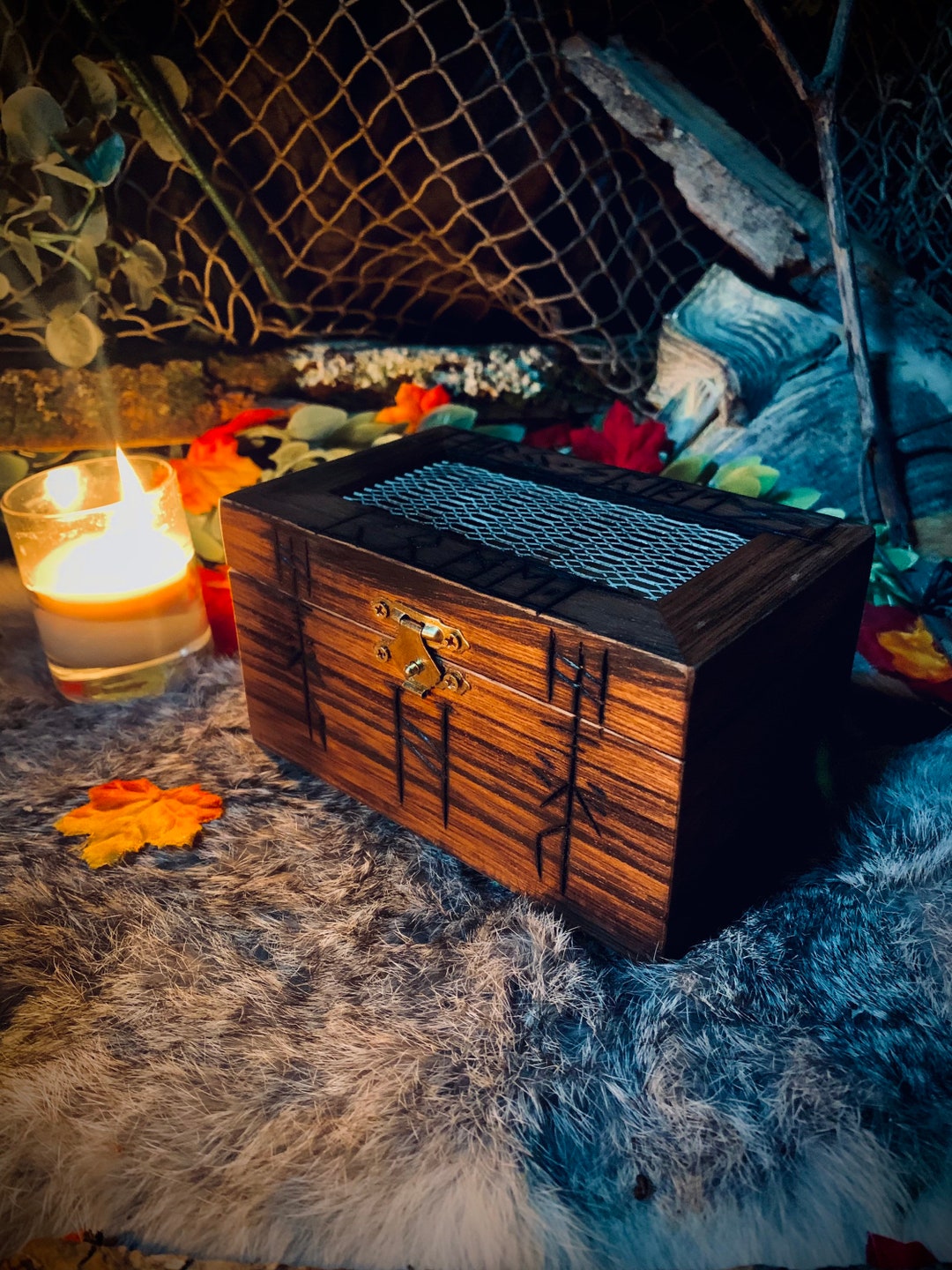 Viking Norse Pagan Rune Container Offering Box Altar Tool - Etsy