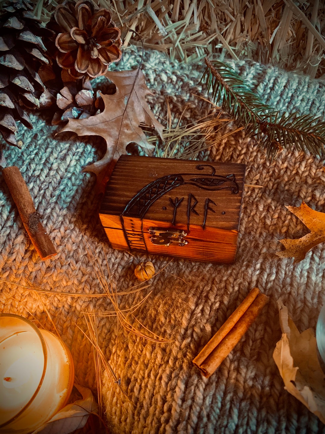 Norse Pagan - Offering Box - Altar Tool - Etsy