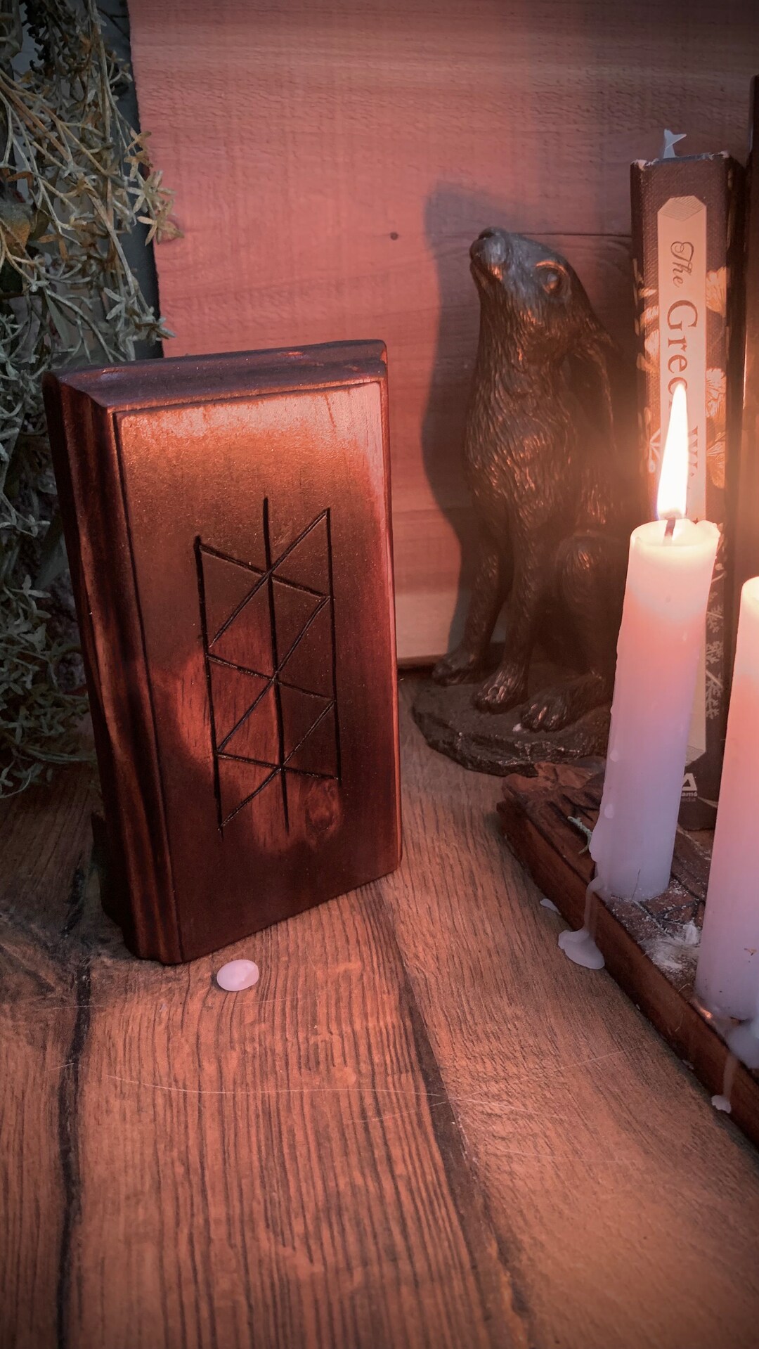Norse Pagan Altar of Futhark - Web of Wyrd Meditation - Etsy