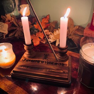 Norse Pagan Heathen Altar Incense Burner Blessings of Home and Hearth ...