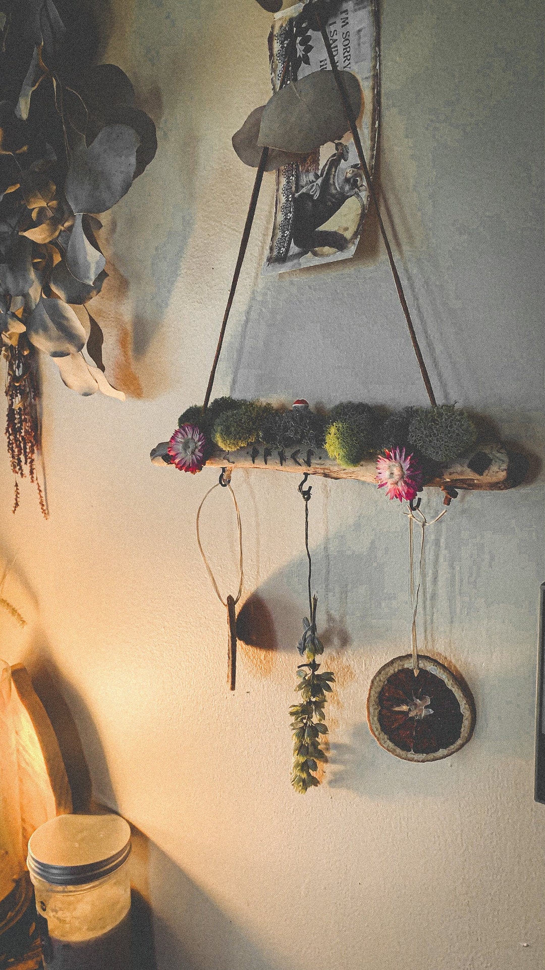 Norse Pagan Altar Herb Drying Rack Witchcraft Heathen Decor Homestead ...