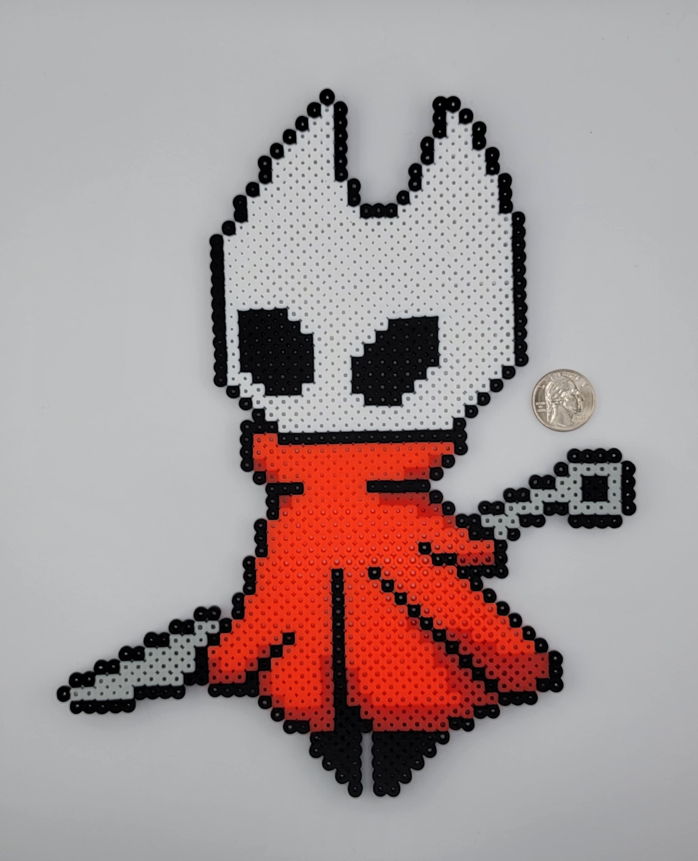 Hollow Knight & Hornet - Pixel Art - Made From Perler Beads - Etsy