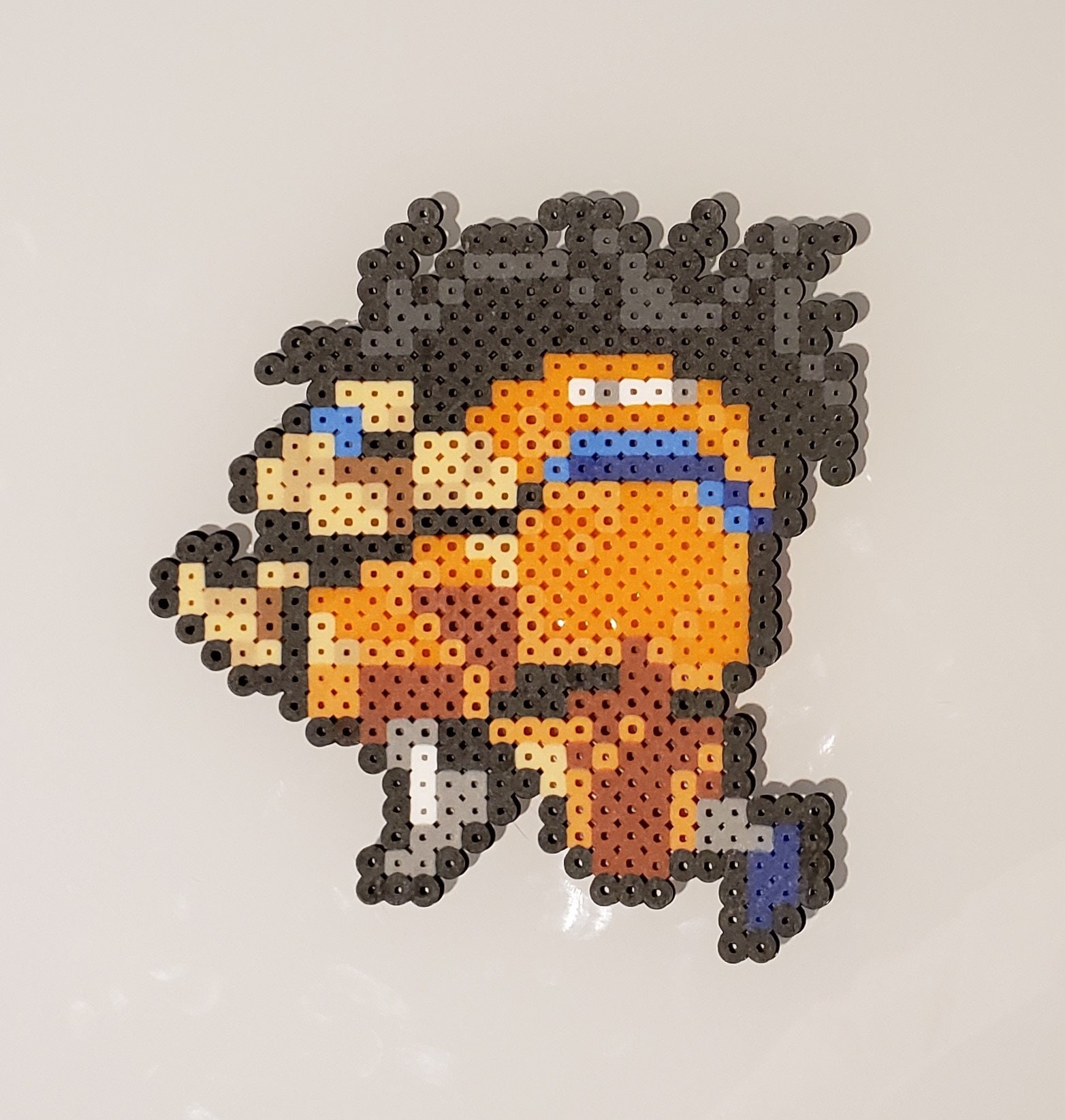 Yamcha Dead - Pixel Art - Made From Perler Beads - Etsy