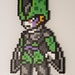 Perfect Cell - DBZ - Pixel Art - Made From Perler Beads - Etsy