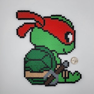Teenage Mutant Ninja Turtles - Pixel Art - Made From Perler Beads - Etsy