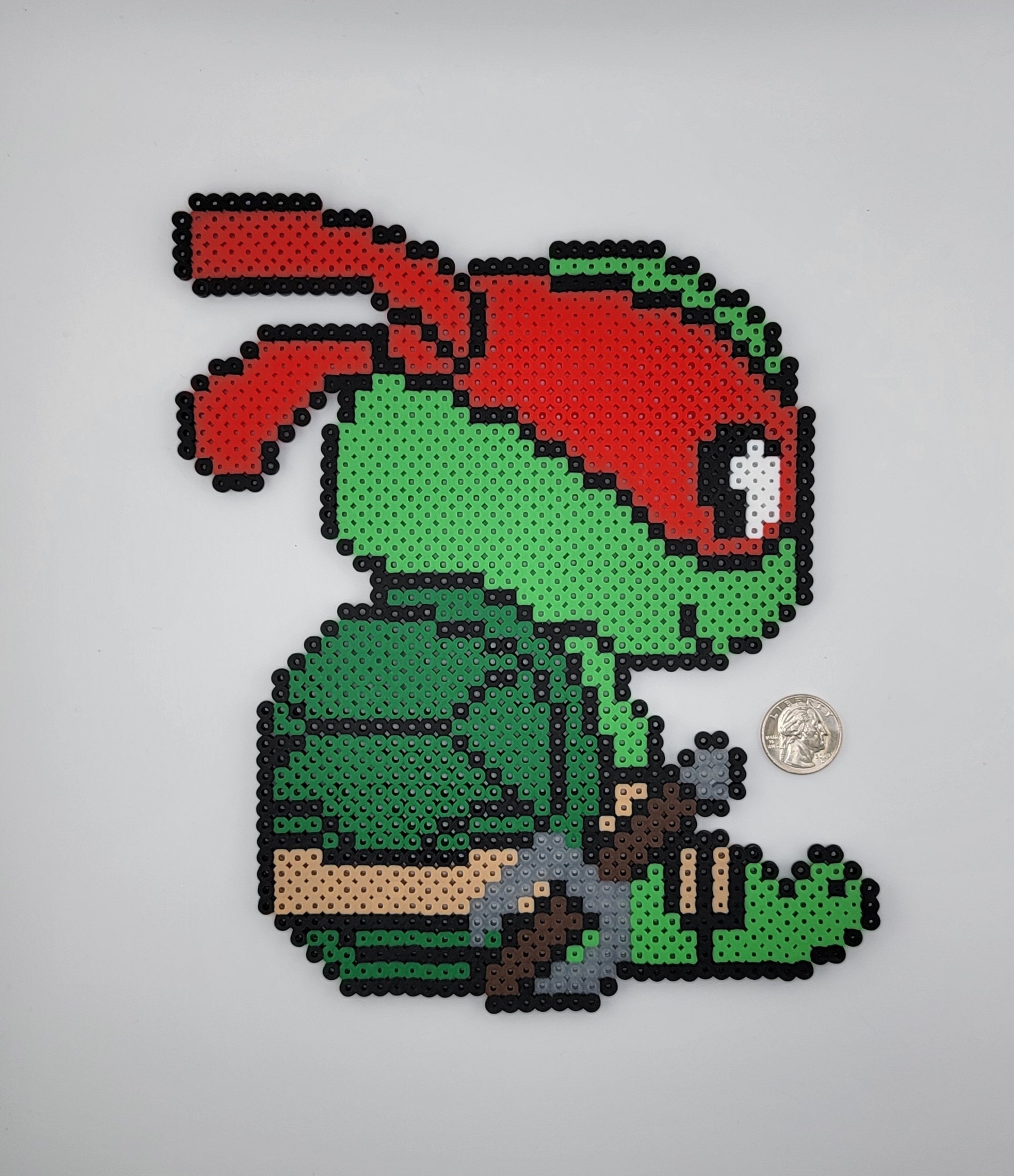 Teenage Mutant Ninja Turtles - Pixel Art - Made From Perler Beads - Etsy