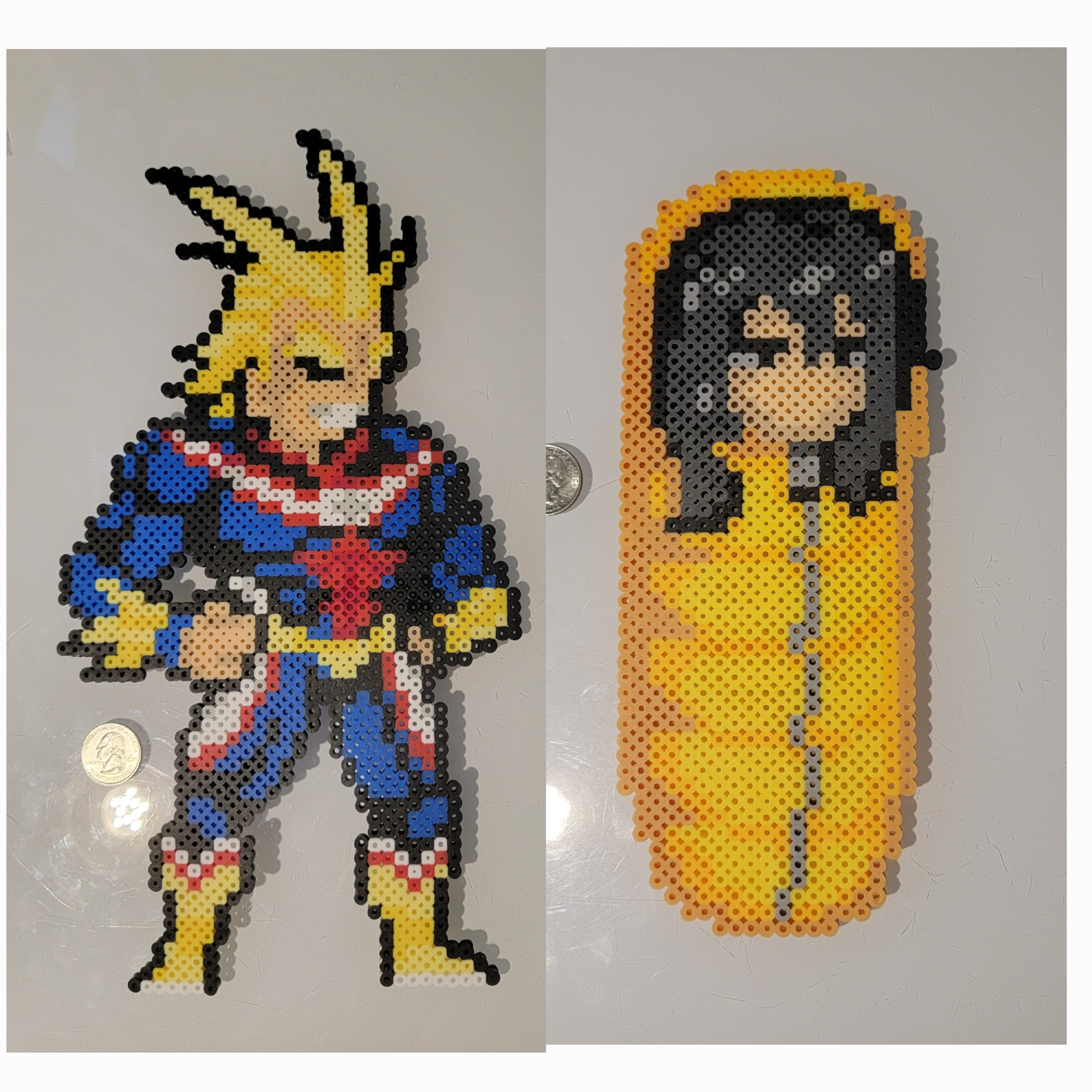 All Might & Mr.aizawa - My Hero Academia - Pixel Art - Made From Perler ...