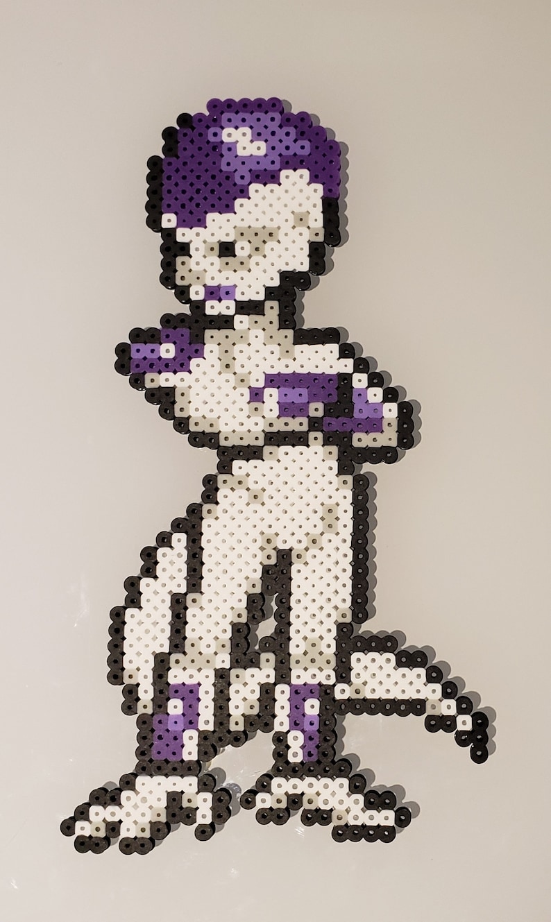 Frieza Final Form DBZ Pixel Art Made From Perler Beads - Etsy