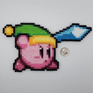 Link Kirby - Meta Knight - Pixel Art - Made From Perler Beads - Etsy