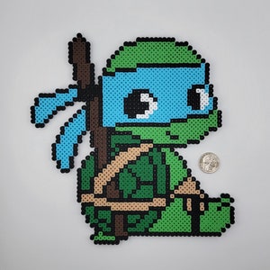 Teenage Mutant Ninja Turtles - Pixel Art - Made From Perler Beads - Etsy
