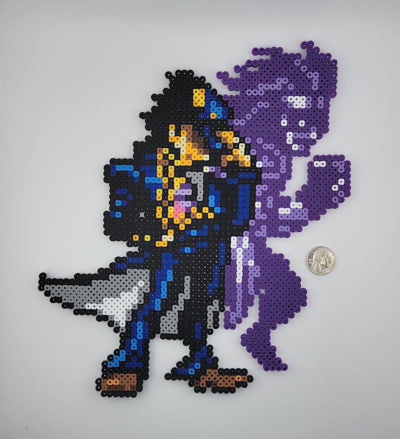 Jotaro - Jojo Bizarre Adventure - Pixel Art - Made From Perler Beads - Etsy