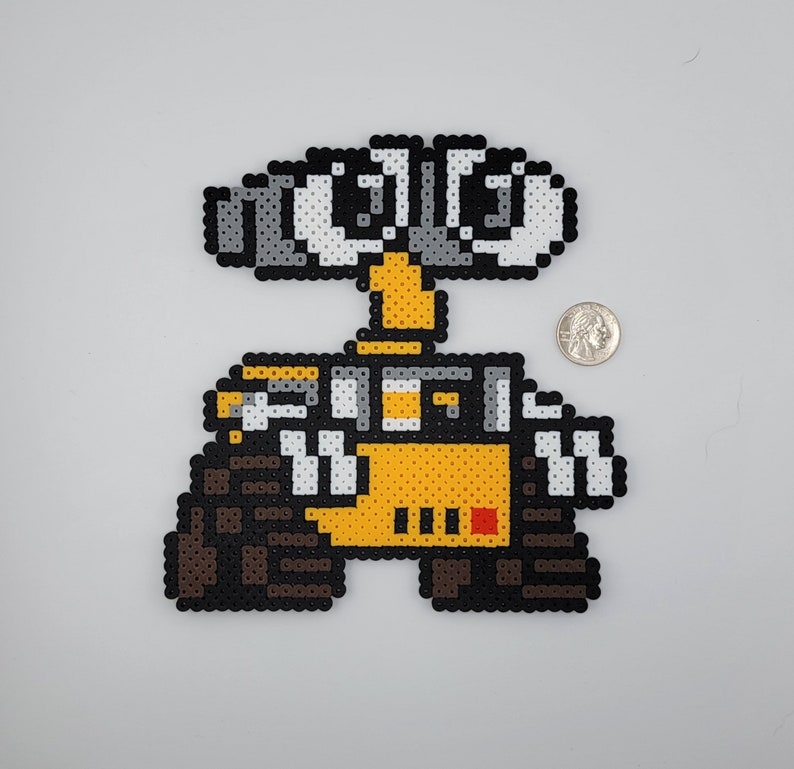 Wall-e - EVE - Disney/pixar - Pixel Art - Made From Perler Beads - Etsy