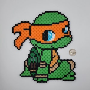Teenage Mutant Ninja Turtles - Pixel Art - Made From Perler Beads - Etsy