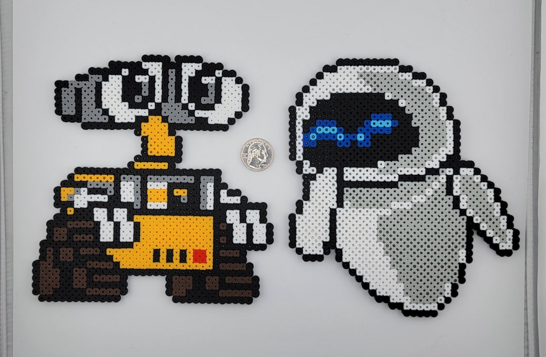 Wall-e - EVE - Disney/pixar - Pixel Art - Made From Perler Beads - Etsy