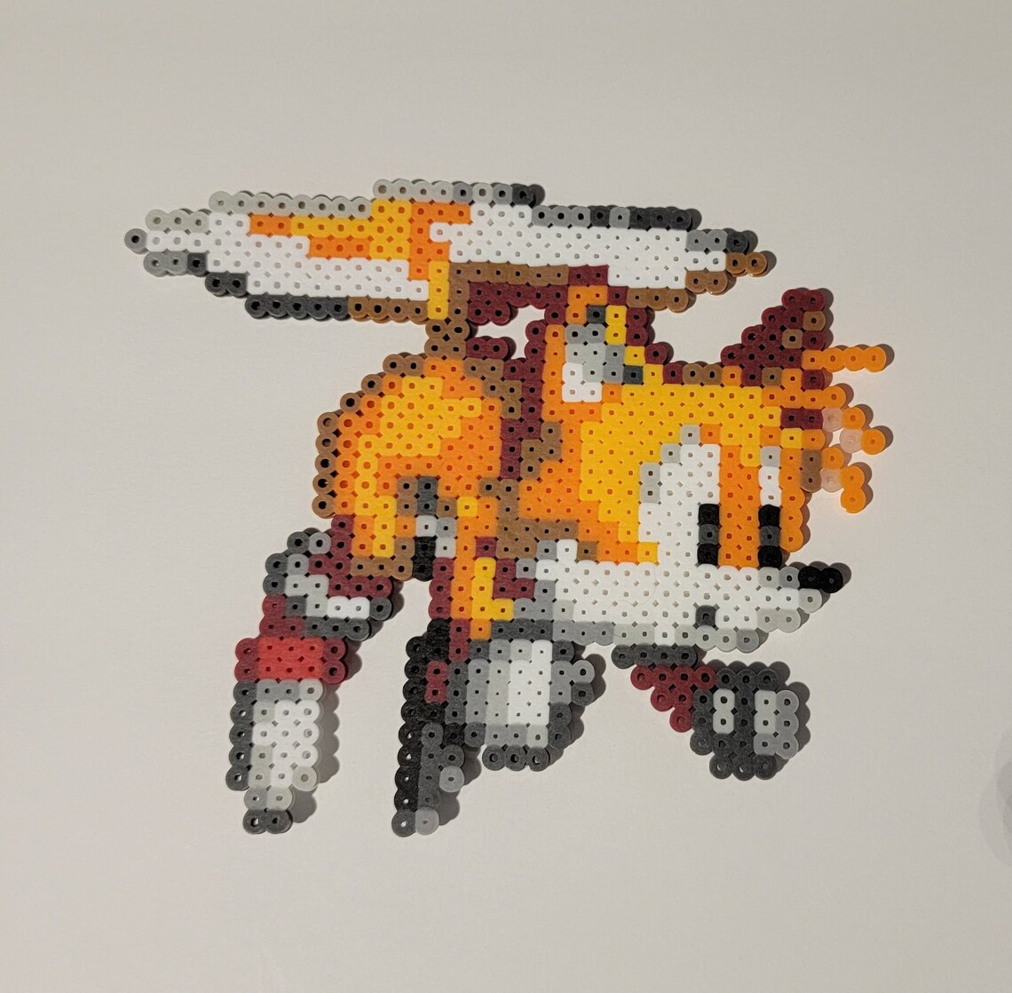Sonic - Tails - Knuckles - Pixel Art - Made From Perler Beads - Etsy