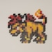 Final Fantasy 7 - FF7 - Pixel Art - Made From Perler Beads - Etsy