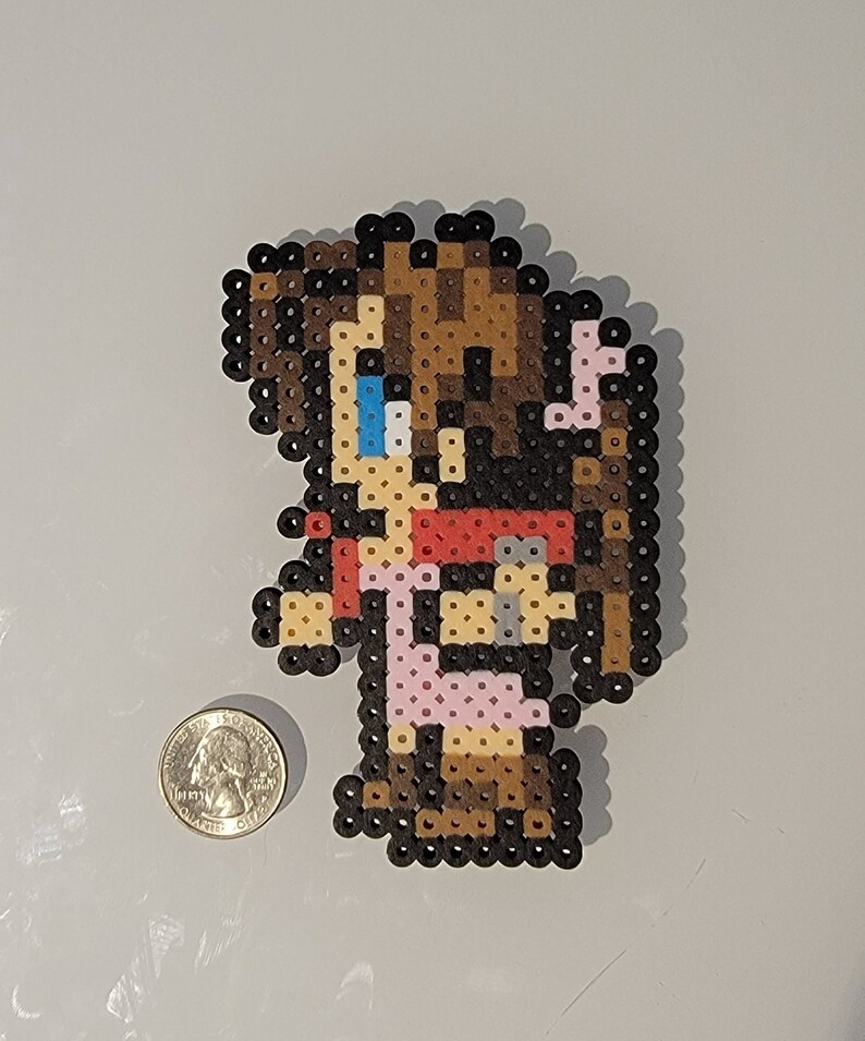 Final Fantasy 7 - FF7 - Pixel Art - Made From Perler Beads - Etsy