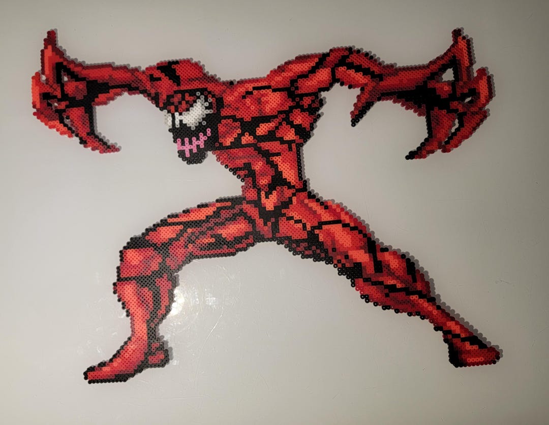 Carnage - From Spider-man and Venom: Maximum Carnage - Pixel Art - Made ...