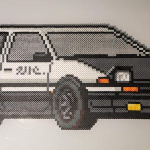 Initial D - Toyota AE86 Trueno - Pixel Art - Made From Perler Beads - Etsy