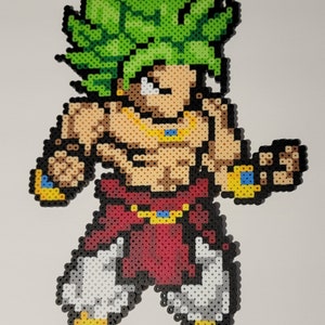 Broly - DBZ - Pixel Art - Made From Perler Beads - Etsy