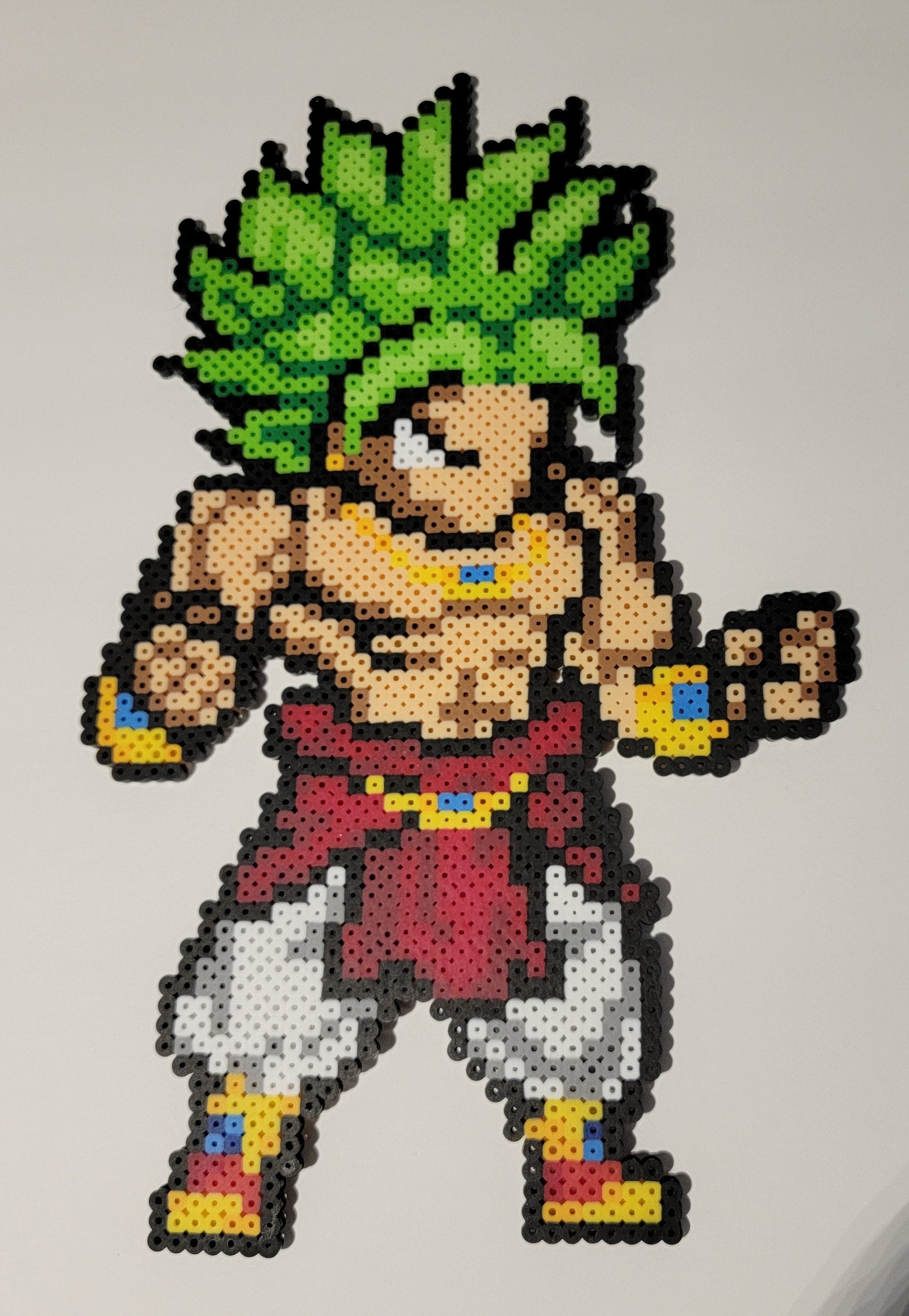 Broly - DBZ - Pixel Art - Made From Perler Beads - Etsy
