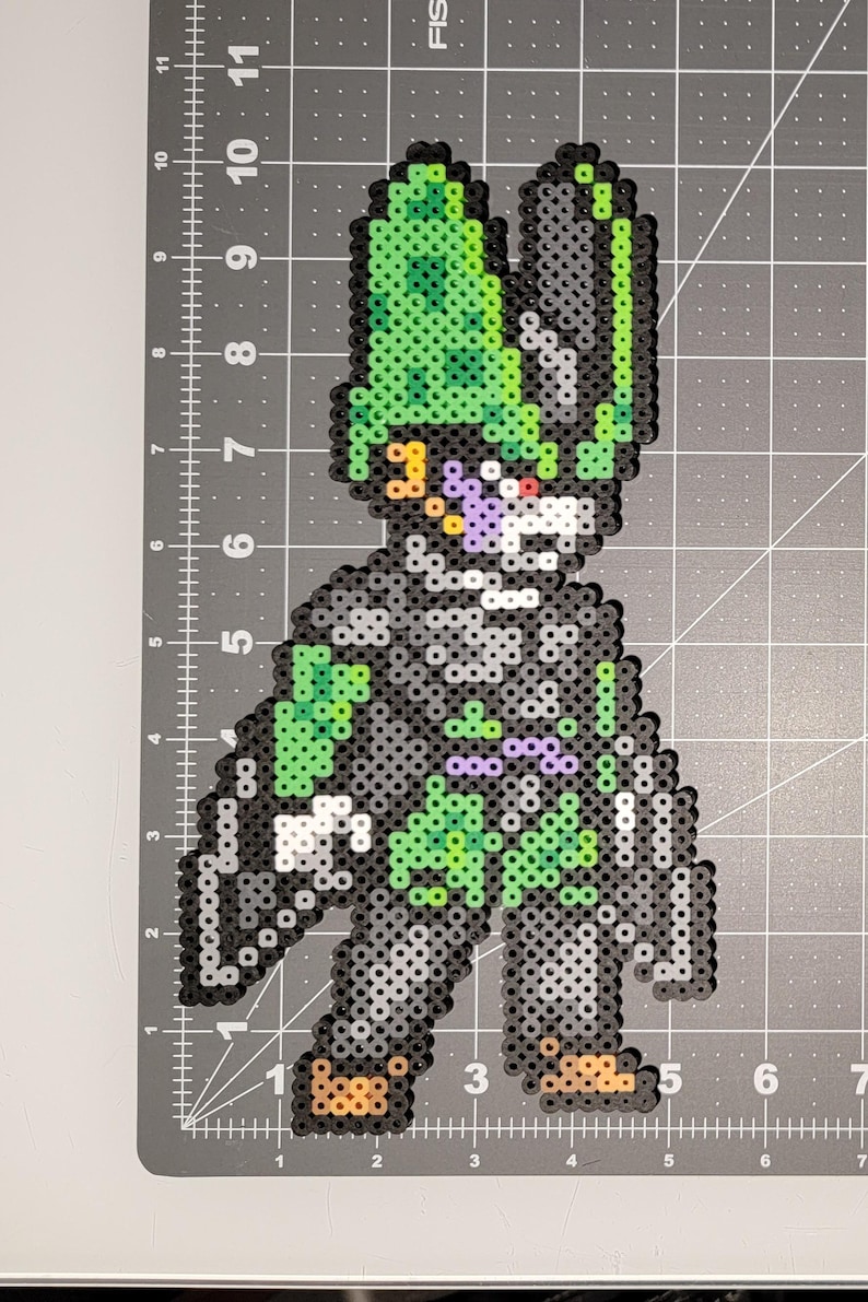 Perfect Cell - DBZ - Pixel Art - Made From Perler Beads - Etsy