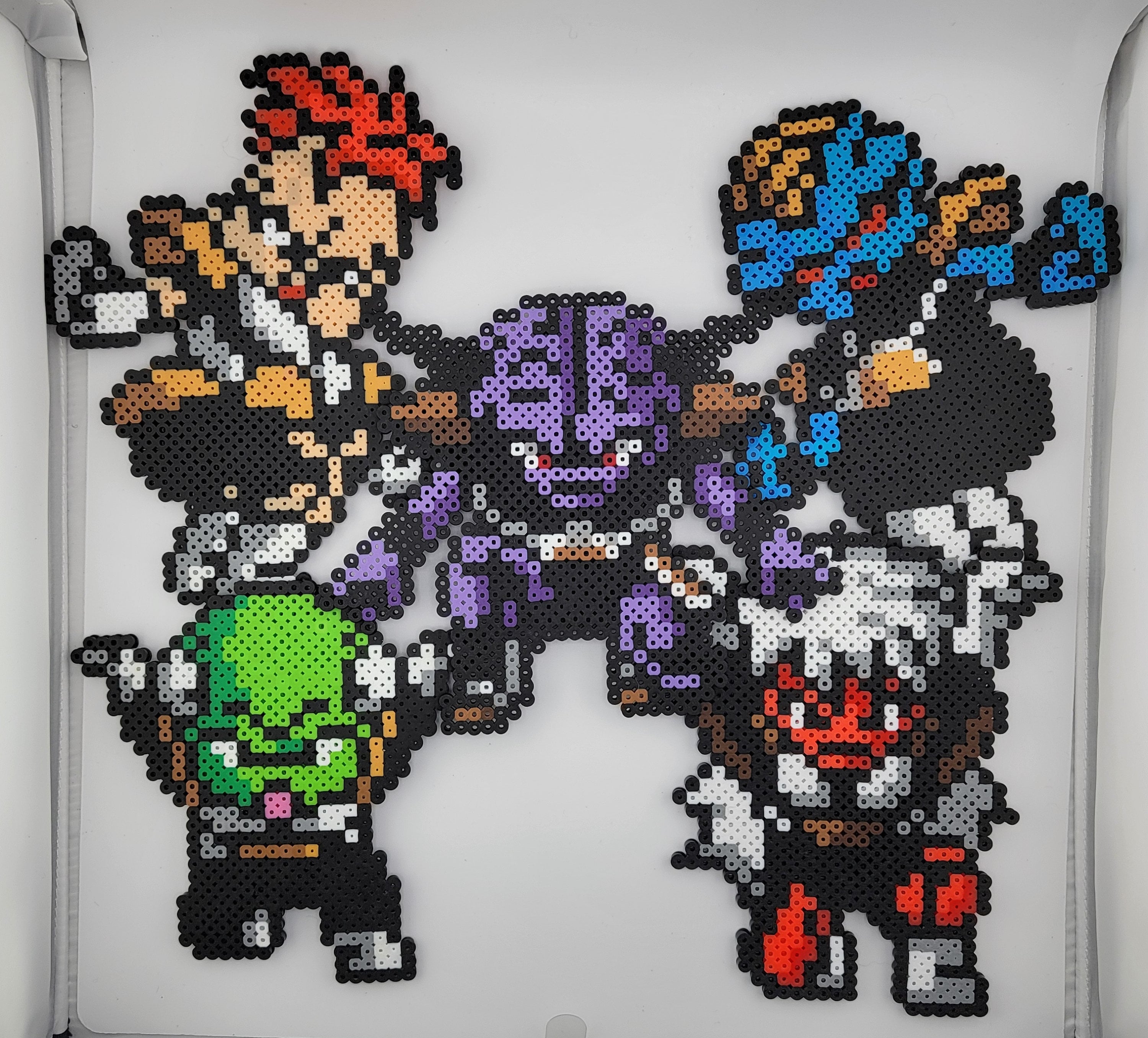 Ginyu Force - DBZ - Pixel Art - Made From Perler Beads - Etsy