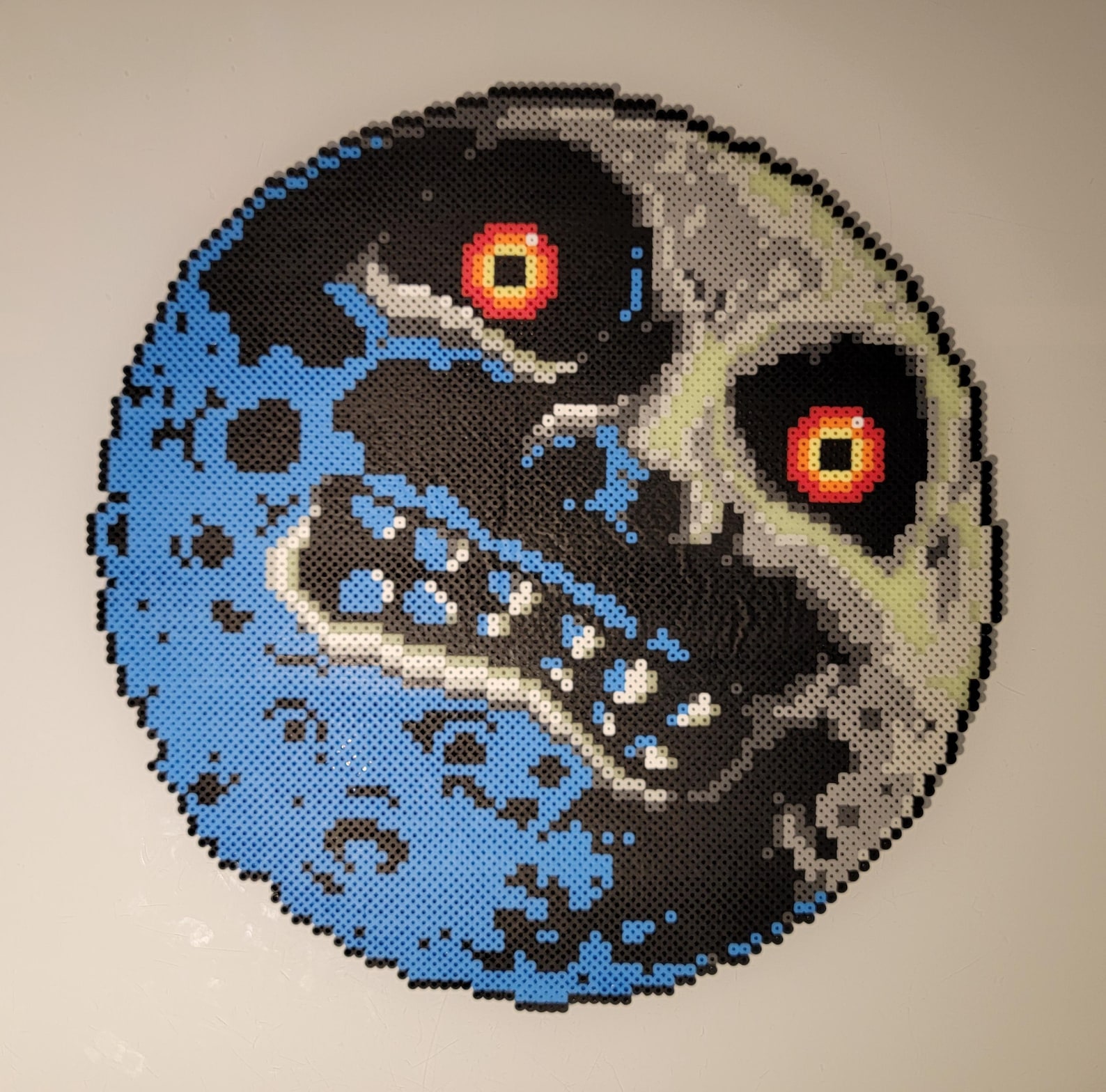 Majora's Mask Moon - Pixel Art - Made From Perler Beads - Etsy