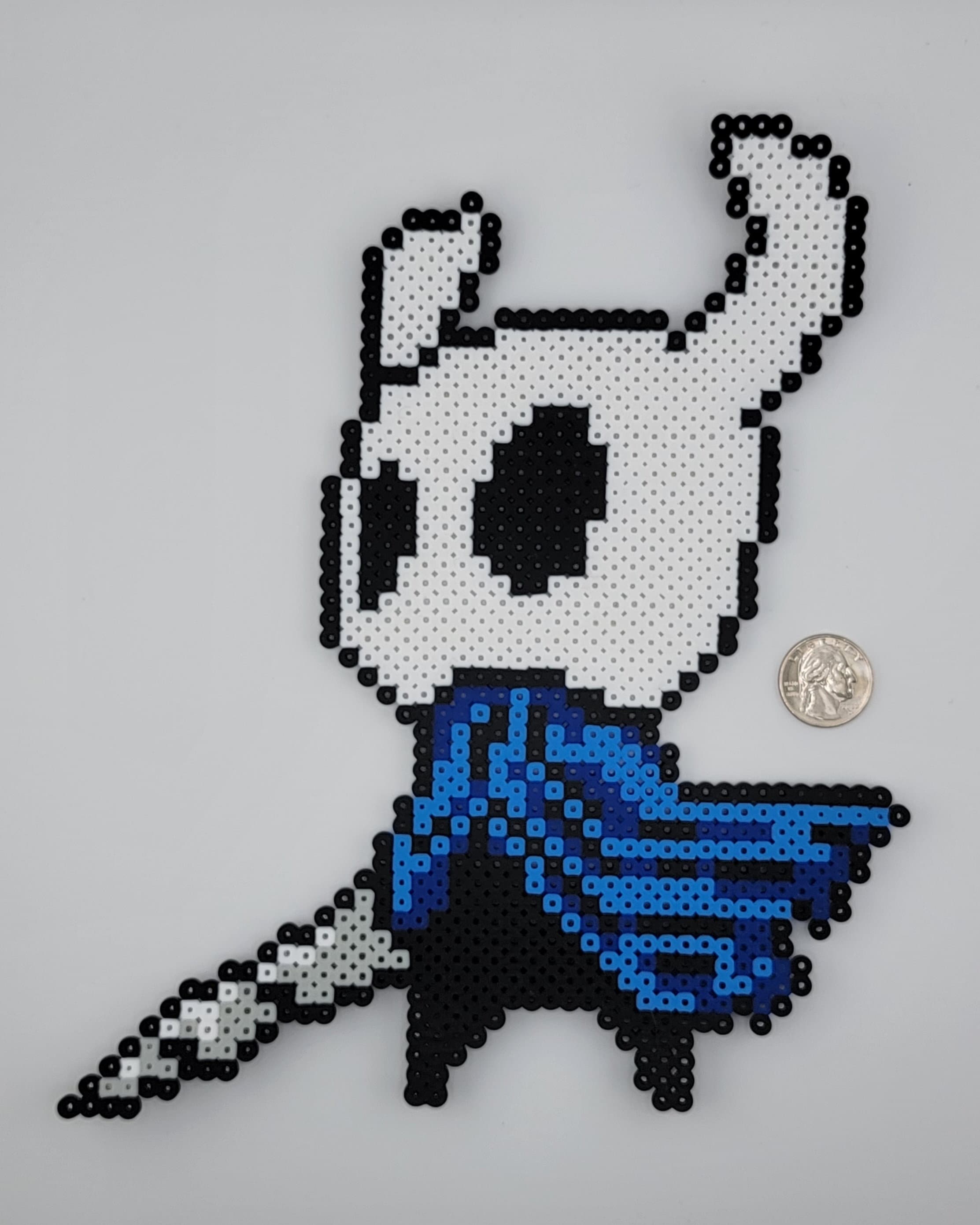 Hollow Knight & Hornet - Pixel Art - Made From Perler Beads - Etsy