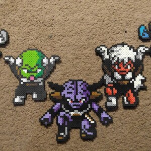 Ginyu Force - DBZ - Pixel Art - Made From Perler Beads - Etsy