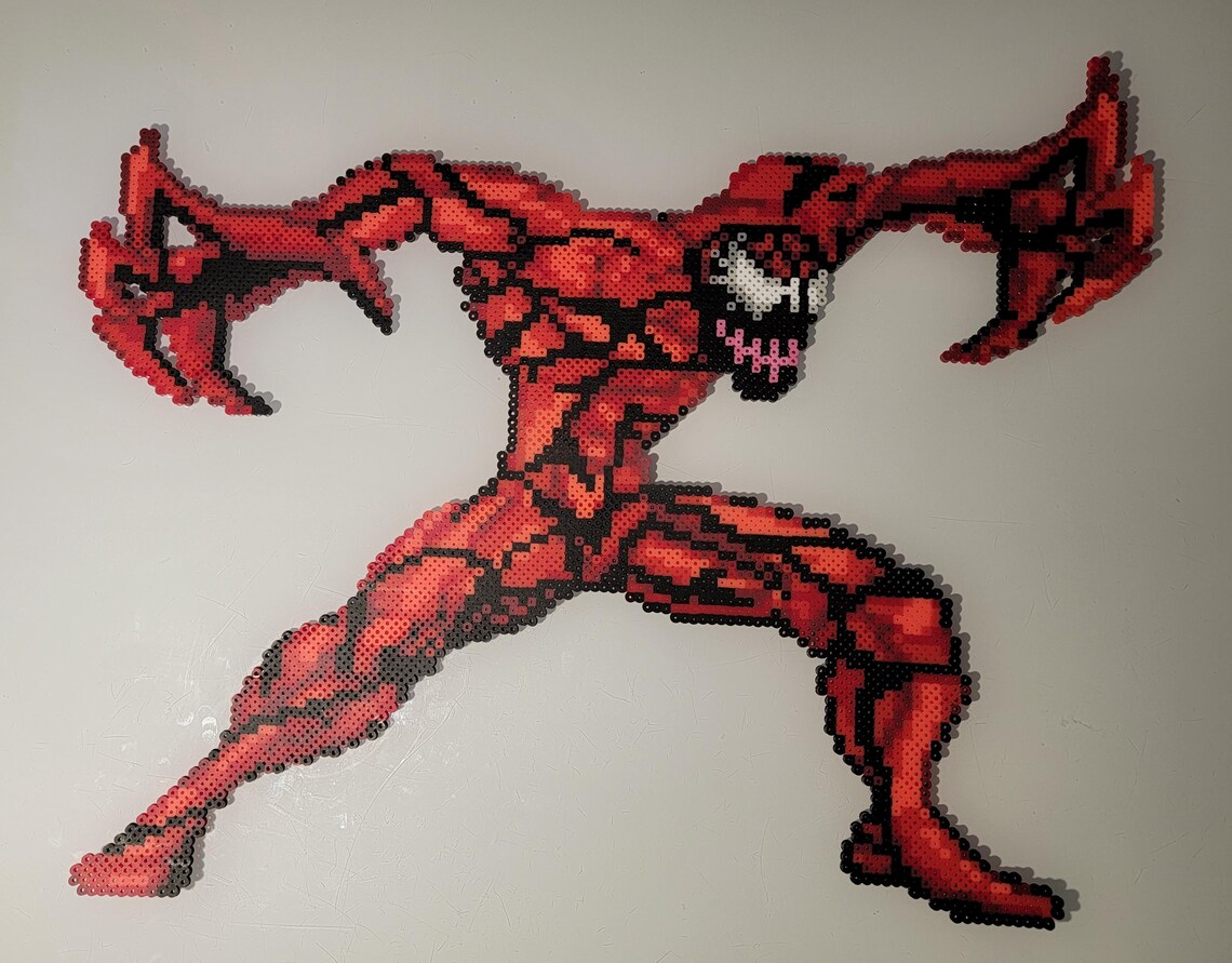 Carnage - From Spider-man and Venom: Maximum Carnage - Pixel Art - Made ...