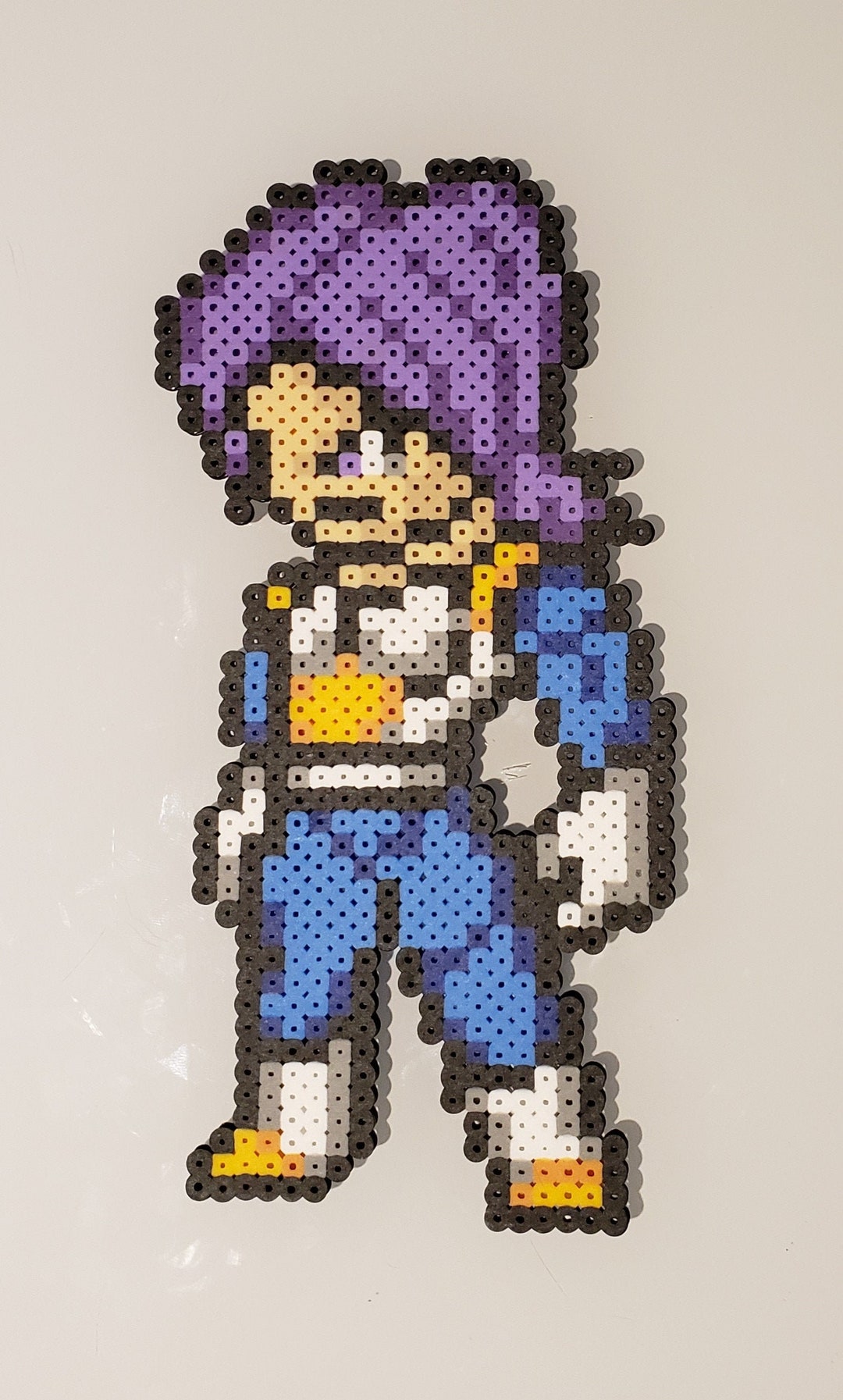 Trunks / Super Saiyan Trunks - Pixel Art - Made From Perler Beads - Etsy
