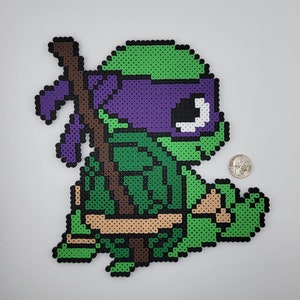 Teenage Mutant Ninja Turtles - Pixel Art - Made From Perler Beads - Etsy