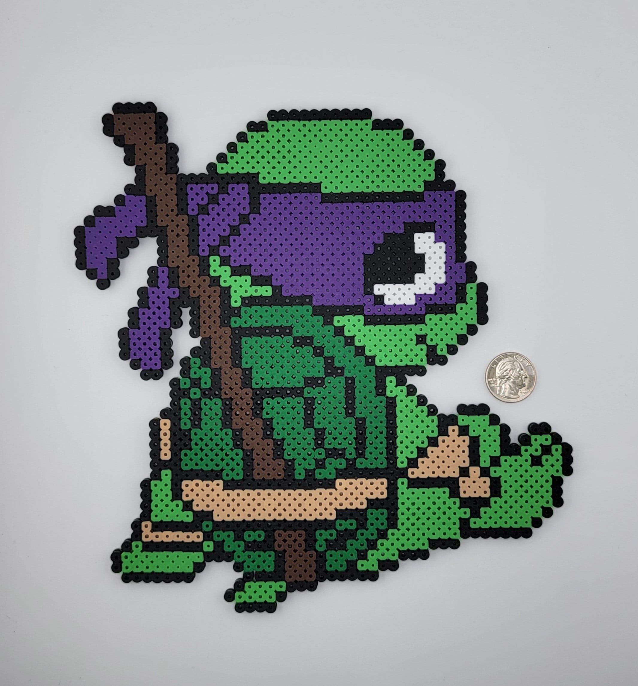 Teenage Mutant Ninja Turtles - Pixel Art - Made From Perler Beads - Etsy