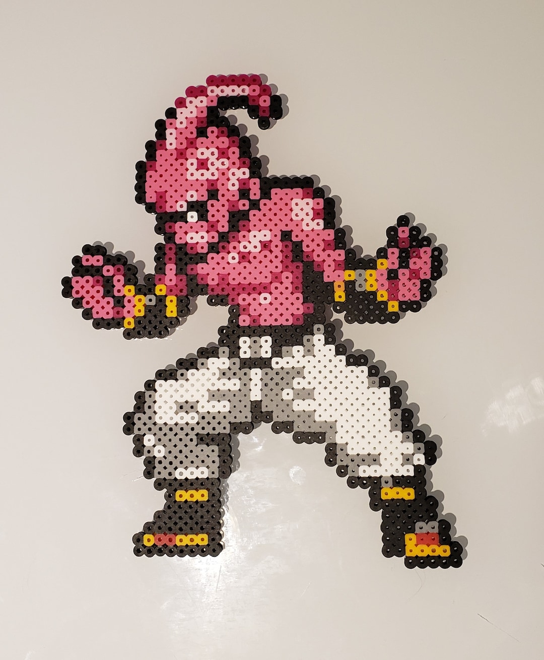 Kid Buu DBZ Pixel Art Made From Perler Beads - Etsy