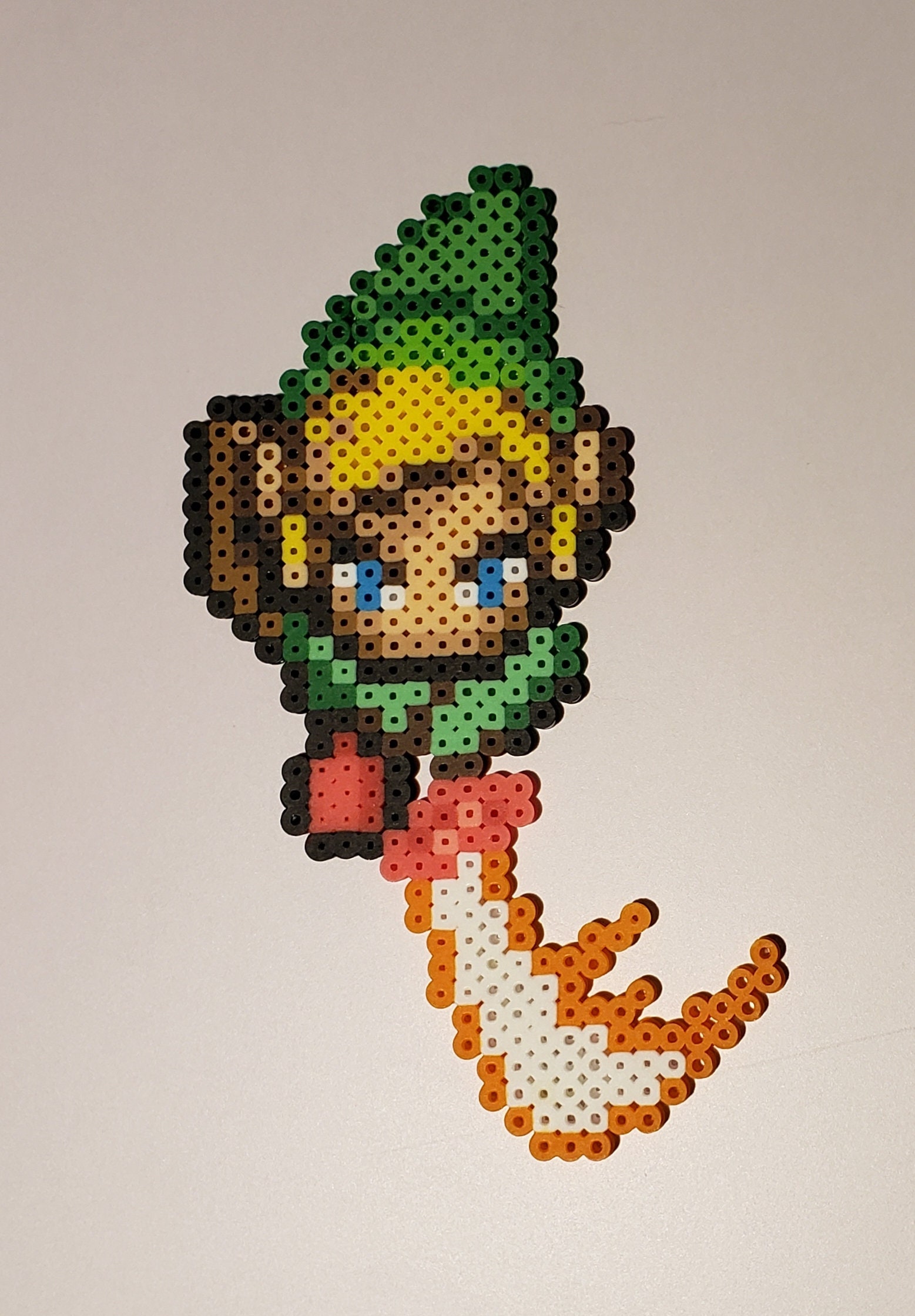 Link Slashing - Pixel Art - Made From Perler Beads - Etsy