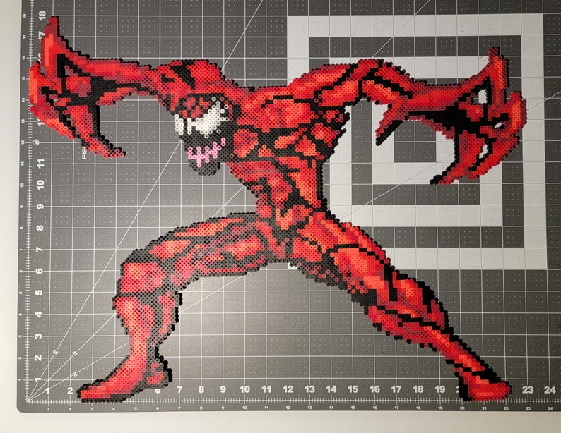 Carnage - From Spider-man and Venom: Maximum Carnage - Pixel Art - Made ...