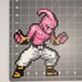 Kid Buu - DBZ - Pixel Art - Made From Perler Beads - Etsy