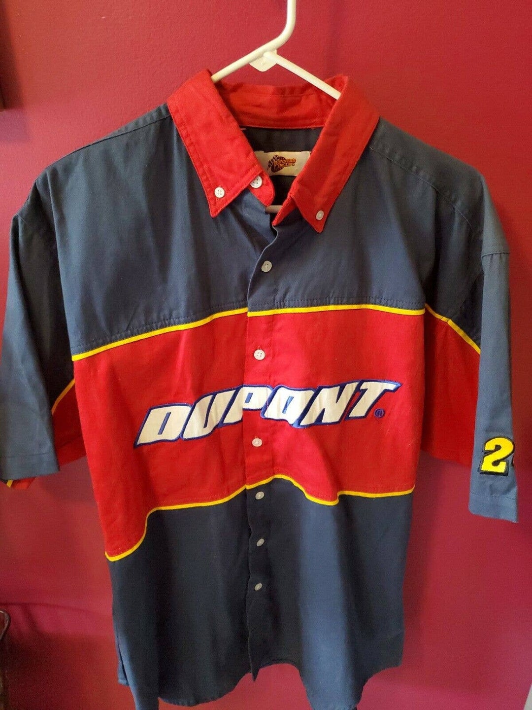 Vintage Jeff Gordon Dupont Short Sleeve Button-up Size Large - Etsy