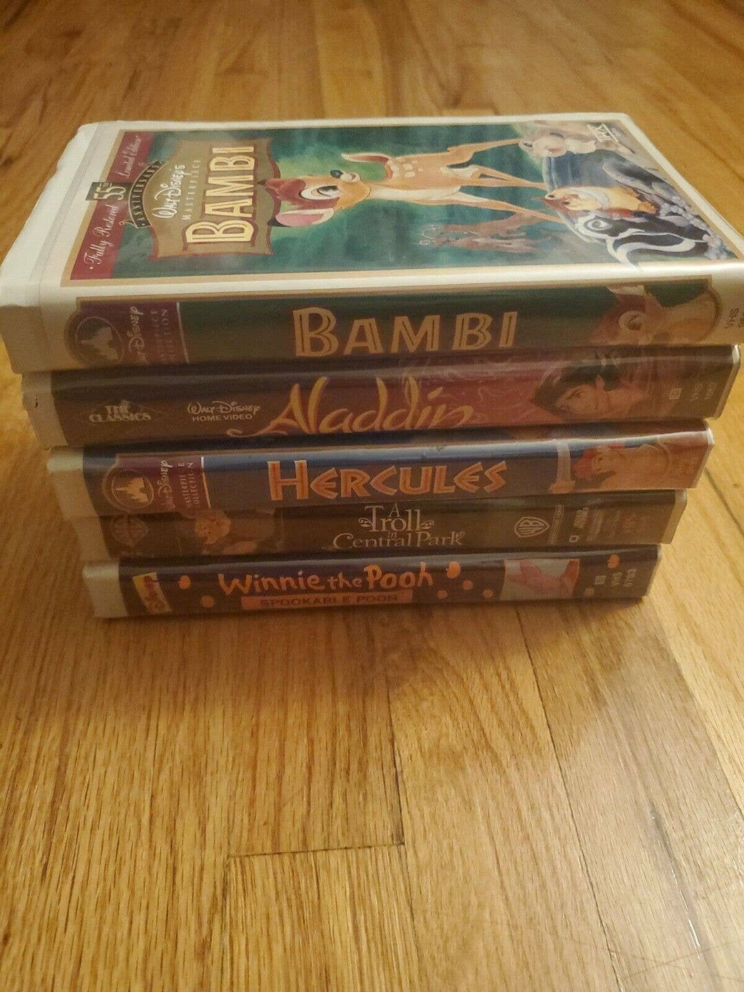 Lot of 5 Disney / WB VHS Movies Children Classics Bambi - Etsy