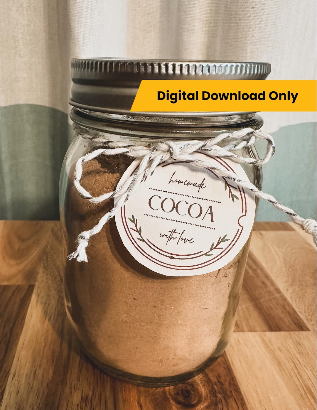 Homemade Hot Cocoa Labels & Recipe (digital Download) - Etsy