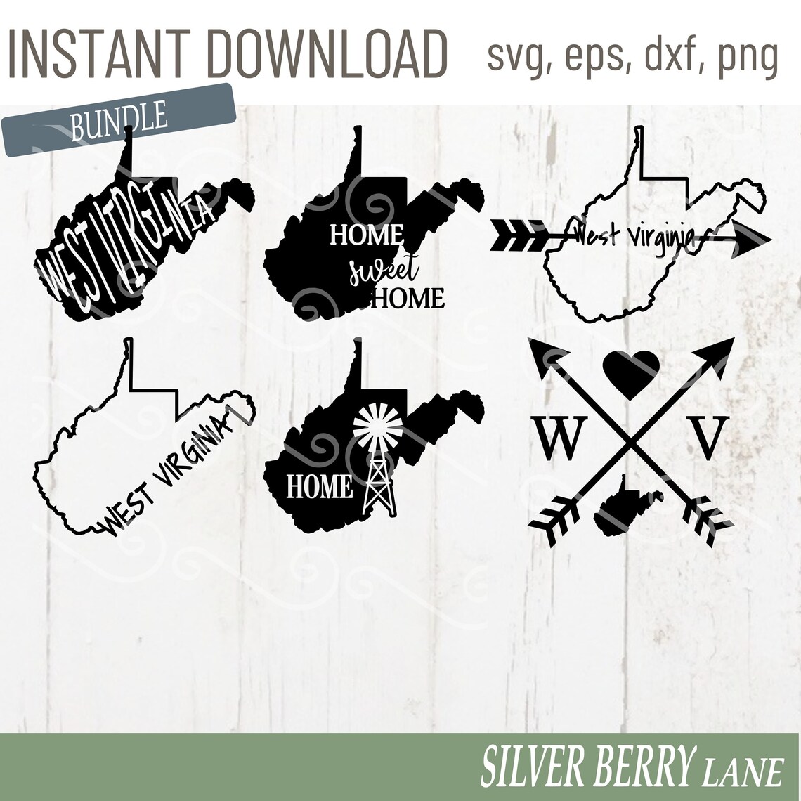 West Virginia Svg-west Virginia State Svg-west Virginia Bundle-west ...