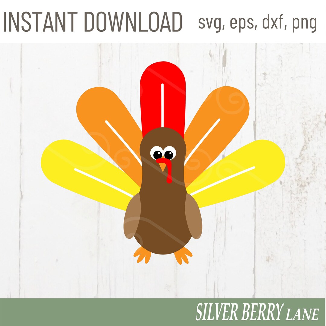 Turkey Svg-colorful Turkey Svg-fall Svg-thanksgiving Svg-gobble Svg-tom ...