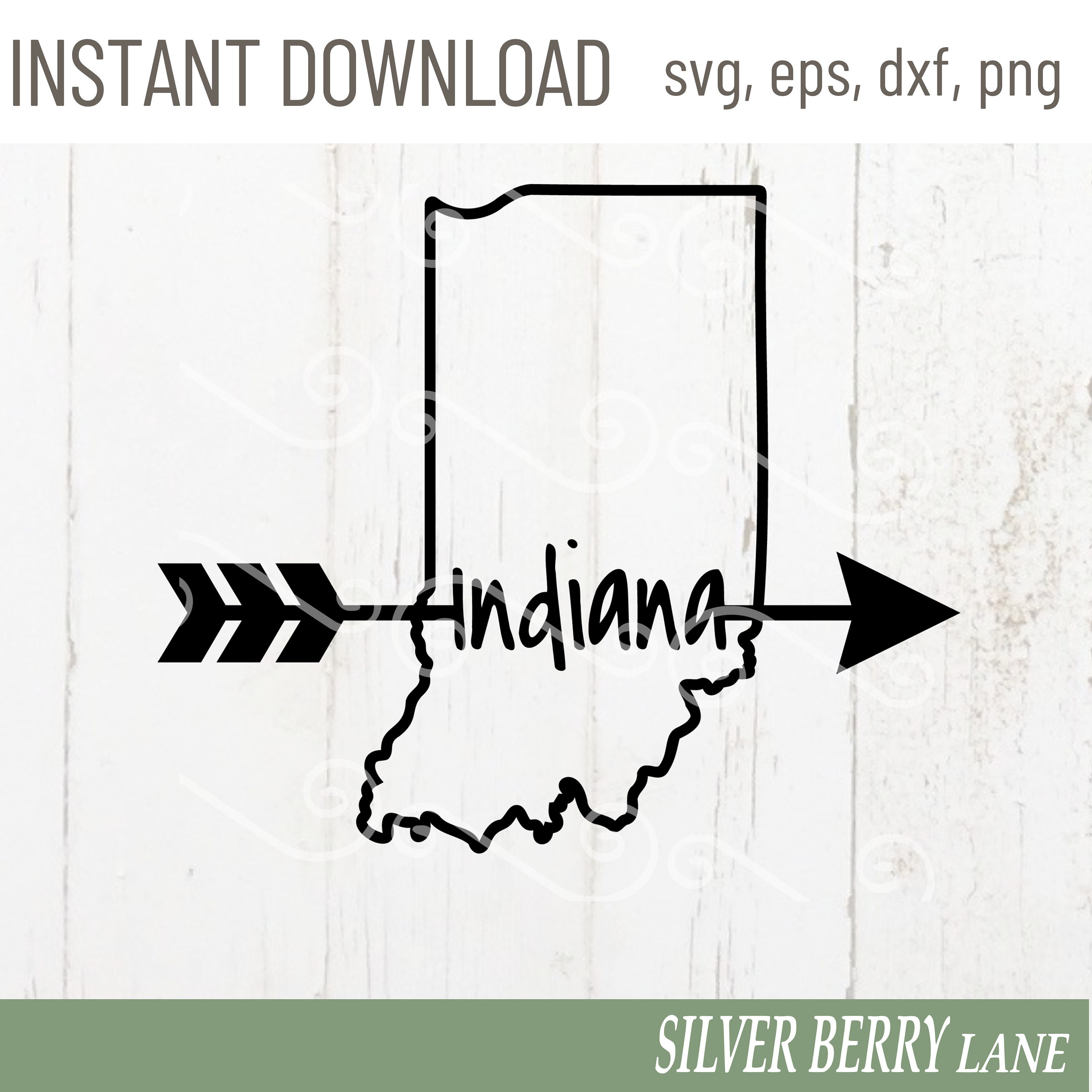 Indiana Svg-indiana State Svg-indiana Bundle-indiana Shirt-in Svg ...
