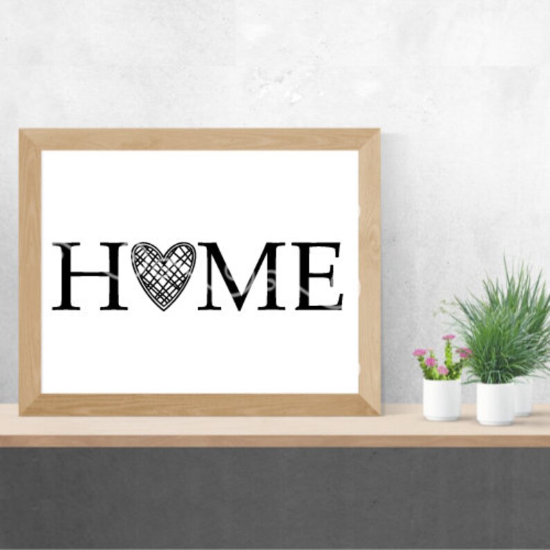 Home Heart Svg-farmhouse Home Svg-love Home Svg-farmhouse Home Sign ...