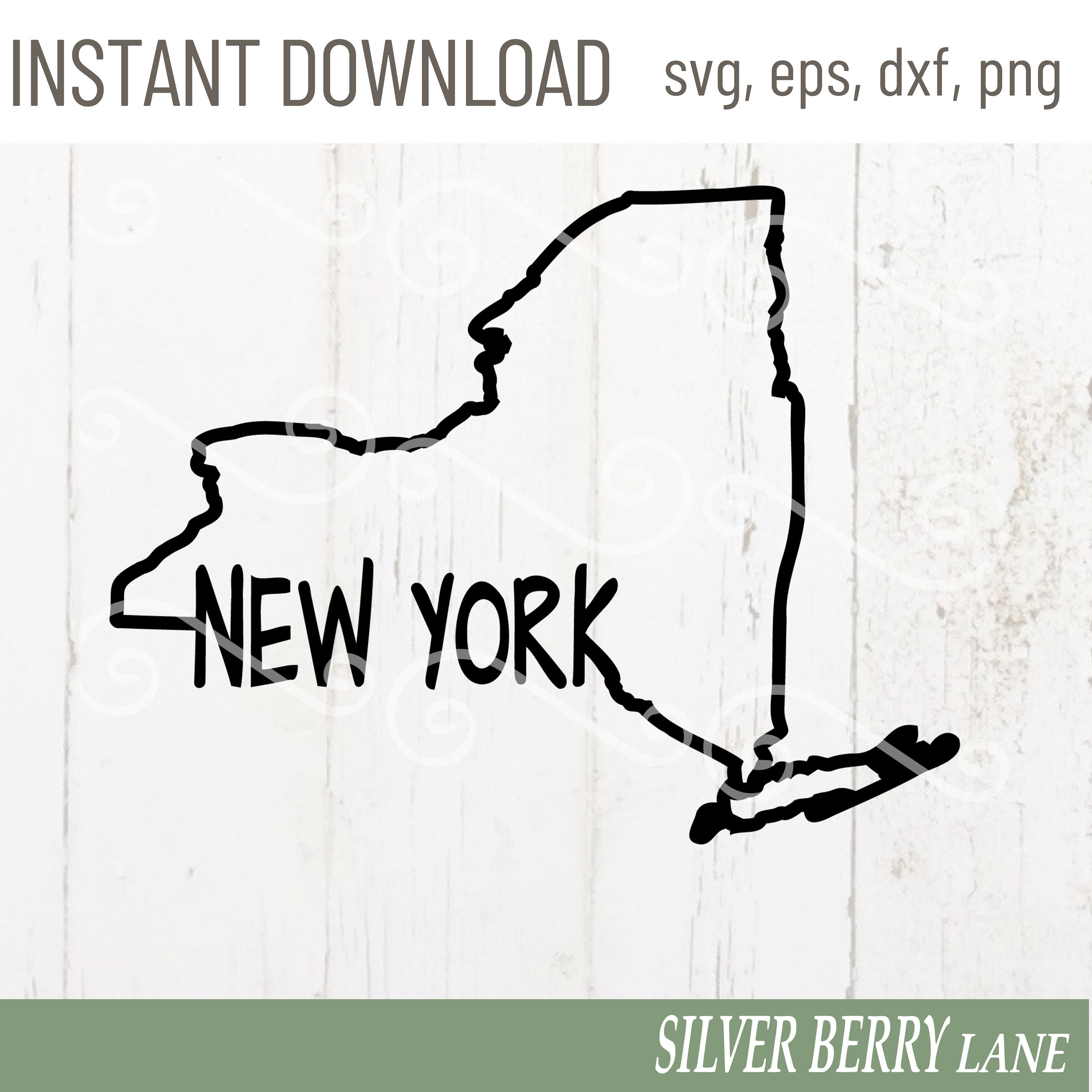 New York Svg-new York State Svg-new York Bundle-new York Tshirt-ny Svg ...