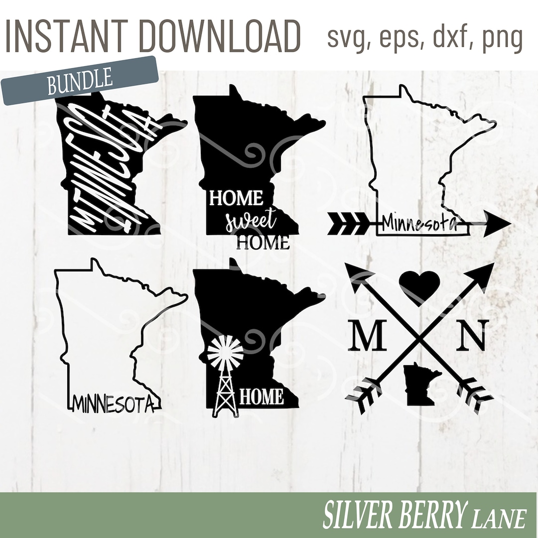 Minnesota Svg-minnesota State Svg-minnesota Bundle-minnesota Tshirt-mn ...