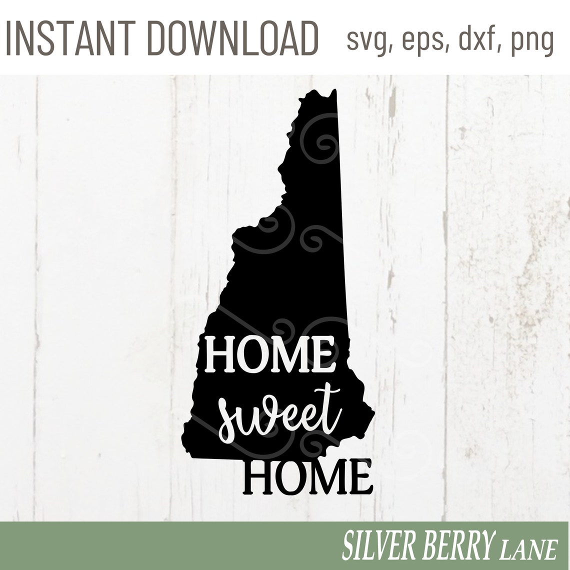 New Hampshire Svg-new Hampshire State Svg-new Hampshire Bundle-new ...