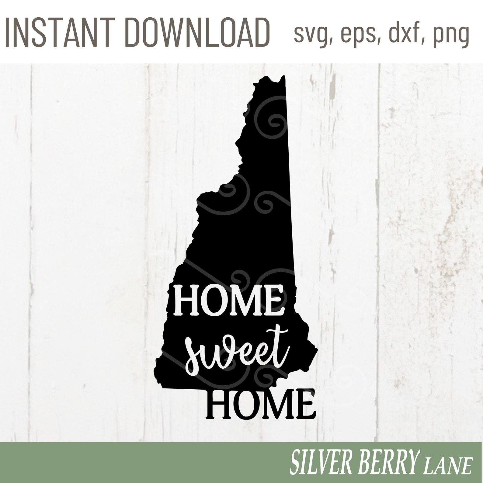 New Hampshire Svg-new Hampshire State Svg-new Hampshire Bundle-new ...