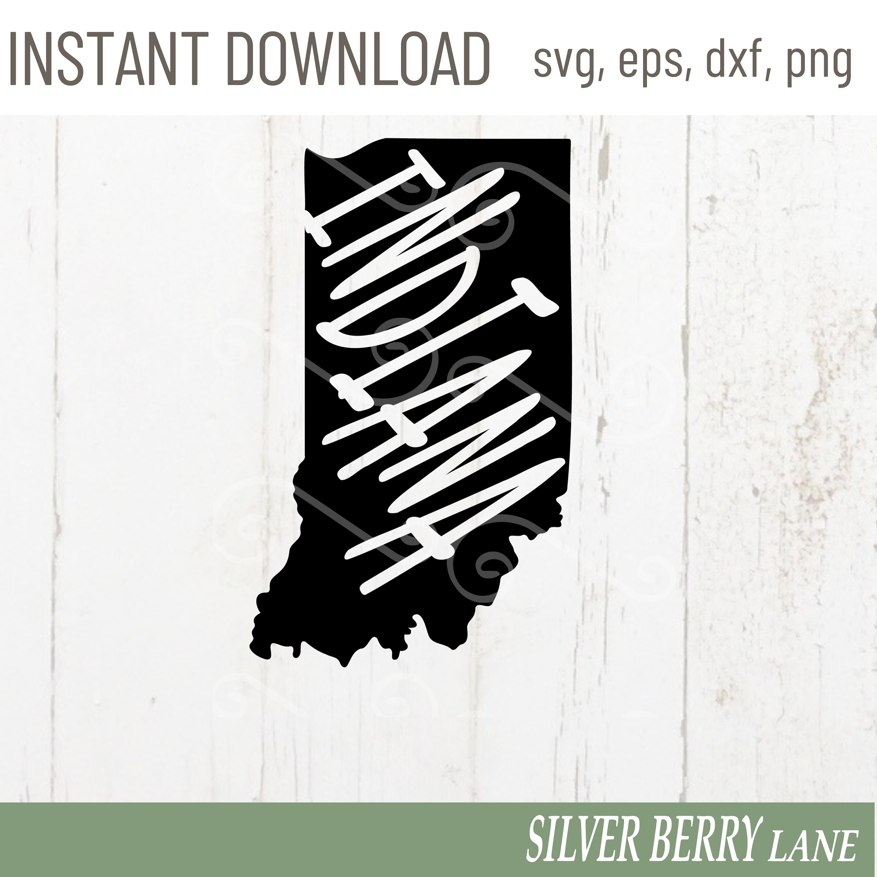 Indiana Svg-indiana State Svg-indiana Bundle-indiana Shirt-in Svg ...